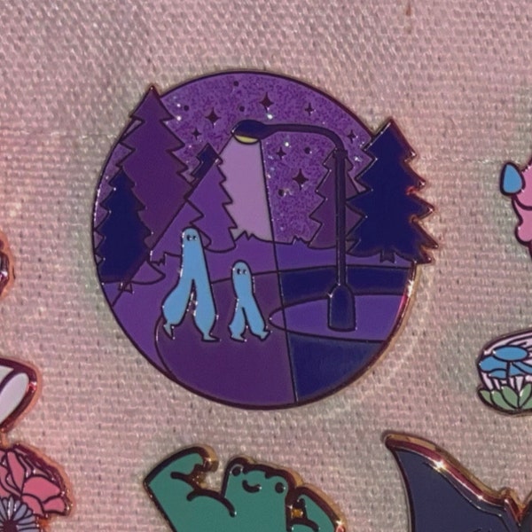1.5" Kawaii Cryptid Enamel Pins - Moth Man, Bigfoot, Fresno ...
