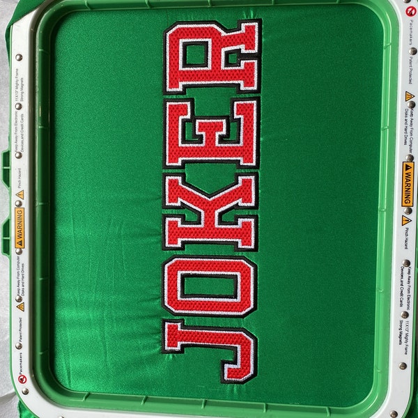 MINI Waffle Varsity Collegiate Athletics Sport Block Type Font Machine ...