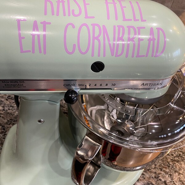 Vinyl Decal for Kitchen Mixer- Choose Your Color and Design - Etsy