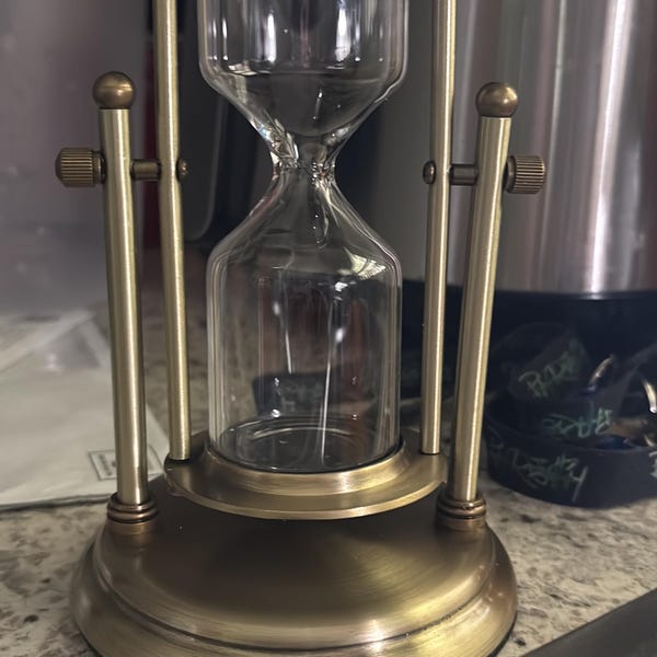 Personalized Hourglass Timer for Human Ashes, Customization Memorial ...