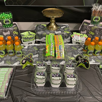 Gamer Party Candy Bar Wrapper Labels Personalized Custom Video Game ...