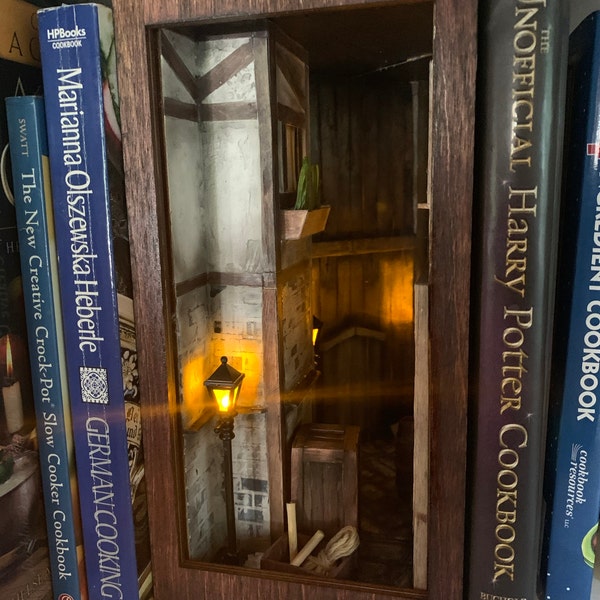 Book Nook Kit, Diorama, 'mirror Wall Kit' Diorama Book Nook (MR), Blank ...