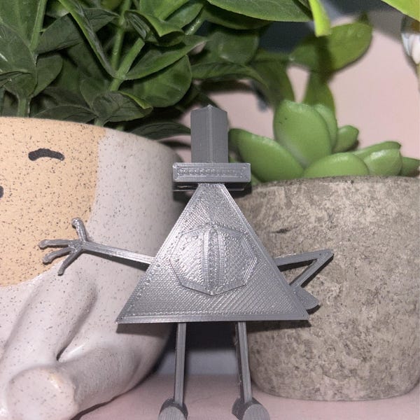 Mini Bill Cipher Statue - Cipher Hunt Statue - Gravity Falls Inspired ...