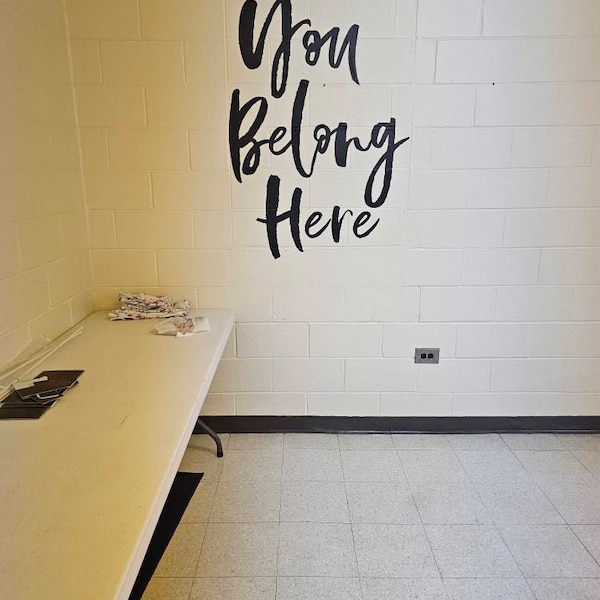 Vinyl Wall Art Decal | "you Belong Here" | Classroom ~ Children ~ Kids ...