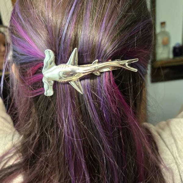 Fishbone Hair Clip | Ocean Theme Accessories | Iridescent Fish | Hair ...