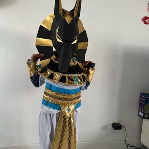 Papercraft DIY Anubis Mask, Paper 3d Anubis Mask, Anubis Template, SVG ...