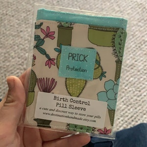 Birth Control Pill Sleeve, Funny Birth Control Case, Pill Holder ...