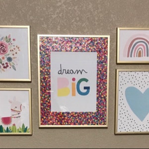 Dream Big Rainbow PRINTABLE Art,inspirational Quote,motivational ...