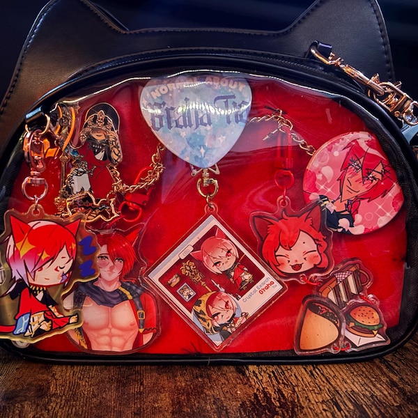 Cat Ita Bag,ita Bag,anime Ita Bag,shoulder,handbag and Crossbody,with 2 ...