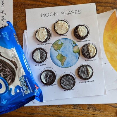 Moon Phases and Lunar Unit Study BUNDLE - Etsy