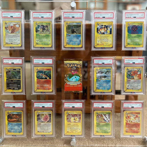 Pokemon Card PSA Slab Display Frame 3x1 - Etsy Australia