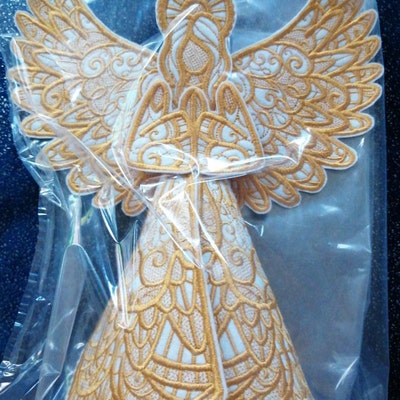 Purple Angel Felt Angel Tree Topper Christmas Angel Angel - Etsy