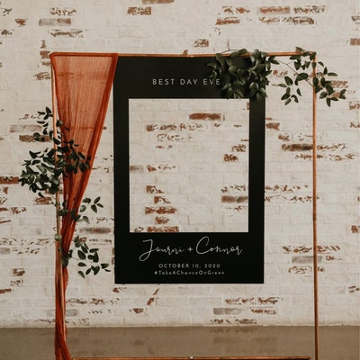 ADELLA Minimalist Photo Prop Frame Template, Modern Wedding Photo Frame ...