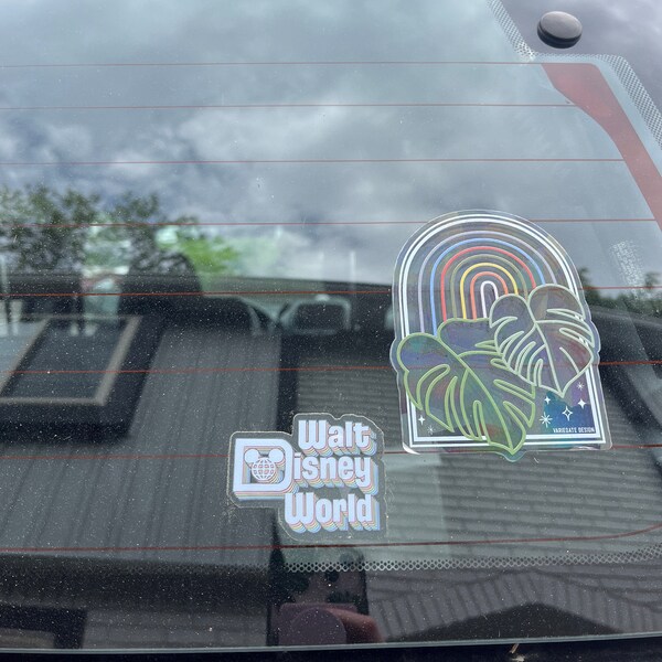 Retro Disney World Logo Laptop Sticker | Vintage WDW Logo Planner ...