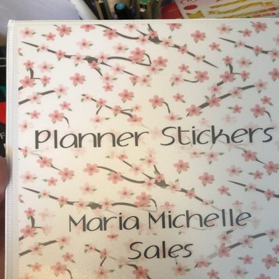 Planner Sticker Binder Set Mini Binder Dividers Mini Binder Cover ...