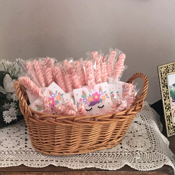 Unicorn Lollipop Holder. Unicorn Favors. Unicorn Birthday Party ...