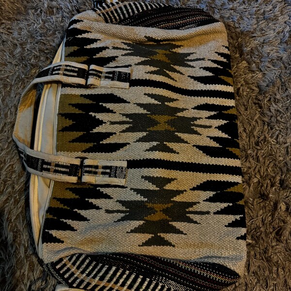 Handmade Boho Aztec Duffel Bag, Weekender Bag, Gym Bag, Beach Bag ...