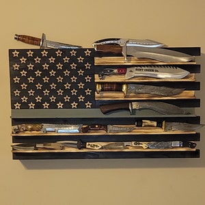 Get Ready U.S. Flag With Knife Holder and Concealed Compartment - Etsy