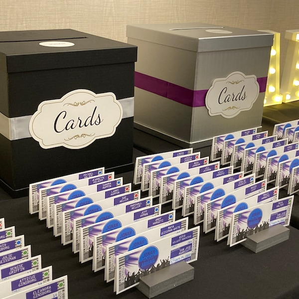 Baseball Wedding Ticket Place Cards, New York Blank Table Cards ...