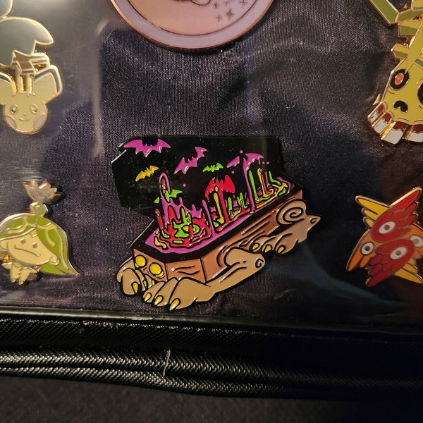 Mothman Cryptid Carousel Hard Enamel Pin - Etsy