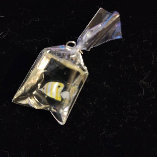 29*52mm Cartoon Animal Fish Charm Resin Colorul Water Bag Fish Charms ...