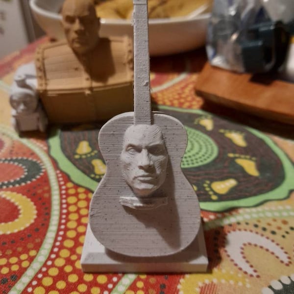 The Rock Duck 3D Printed Figure Statue, Dwayne Johnson, Bathtub Fun ...