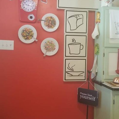 Hanging Faux Food Cereal Wall Art Decor Bespoke Lucky Charms Fruit ...