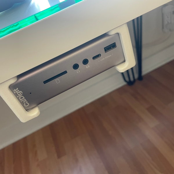 Under Desk or Wall Mount for Caldigit TS3 Plus Dock With Mounting ...