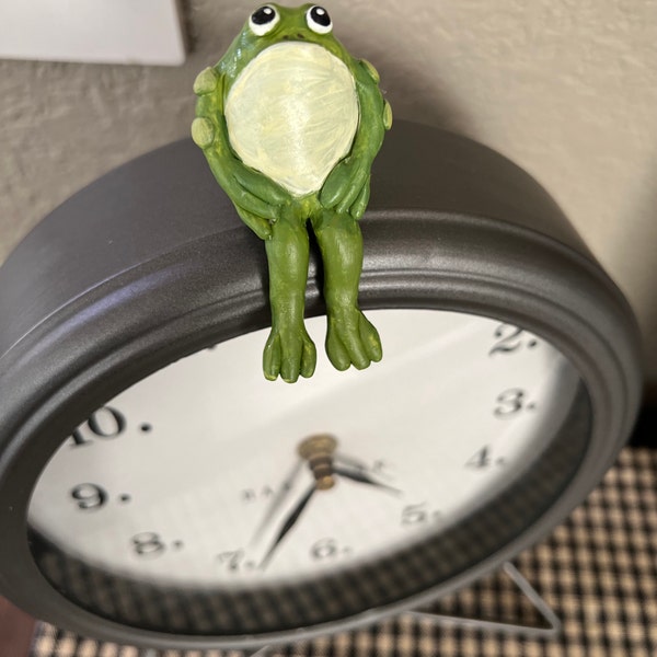 Handmade Polymer Clay Sitting Mini Animal Figurine Gift Set Decor| Hand ...