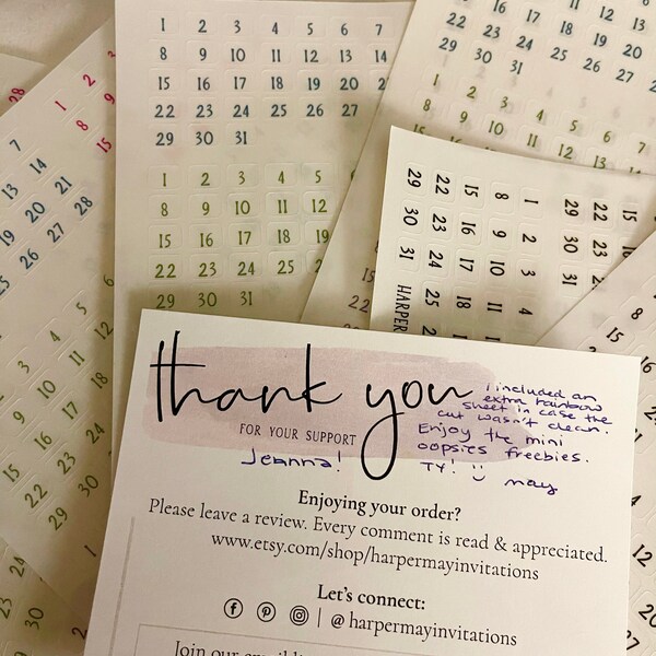 Calendar Date Number Stickers | Calendar Numbers Dots, Calendar ...