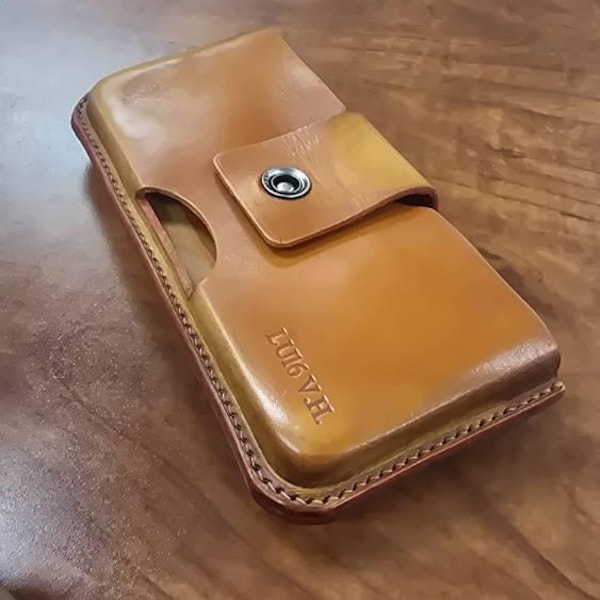 Leather Dual Phone Case, Leather Double Phone Case, Case Holds Two ...
