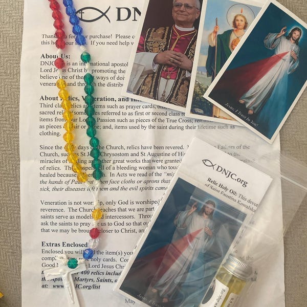 Holy Shroud of Turin Relic Medal Pack - Third Class Relic Holy Card ...