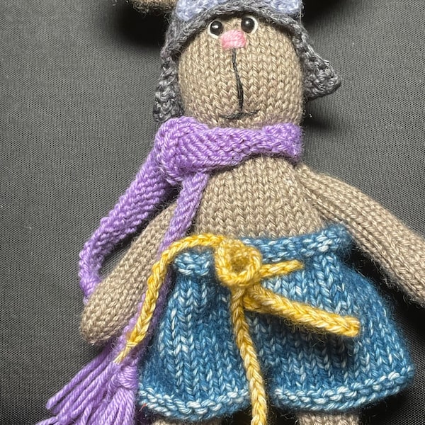 Knitted Rabbit Aviator Pattern. Amigurumu Bunny Tutorial. - Etsy