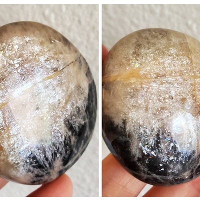 Optical Honey Calcite Sphere W/ Stand for Cleansing & Amplifying Energy ...