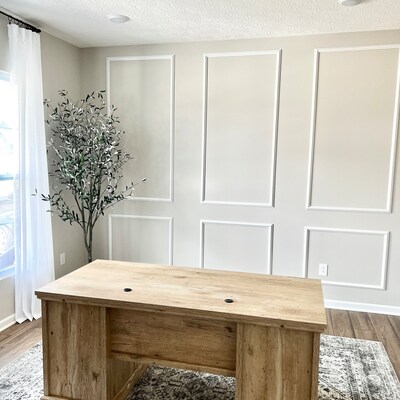 Wall Molding Package Ready to Assemble, Pre-cut Factory Primed, Nested ...