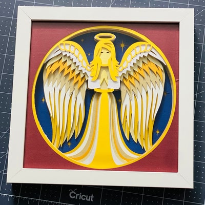 3D ANGEL Svg 3D Christmas Svg CHRISTIAN Svg CHRISTMAS - Etsy