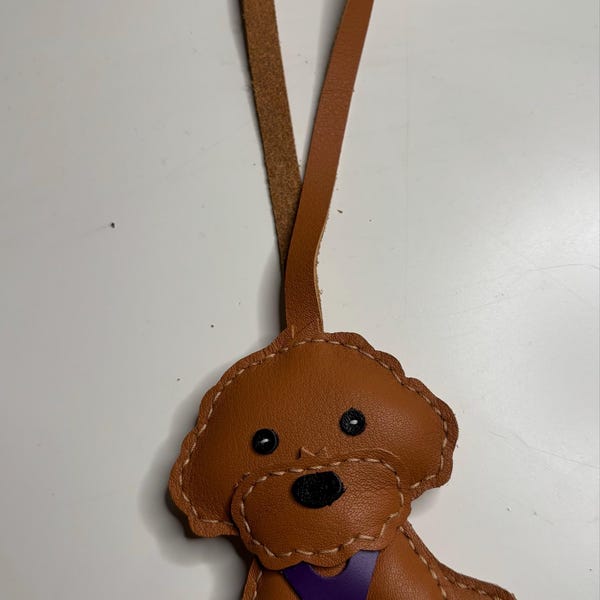 Leather Monkey Bag Charm,bag Charm,handmade Monkey Leather Bag Charm ...