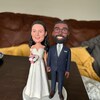 Handmade Custom Marry to Me Kiss Wedding Bobble Head Handmade Polymer ...