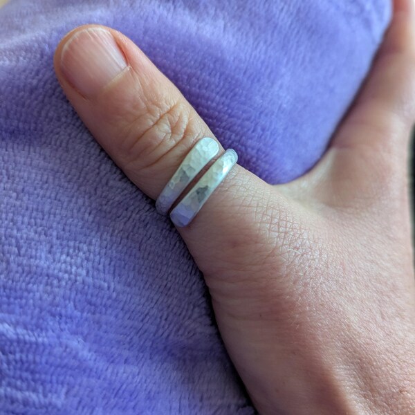 Large Scarf Ring, Hammered Copper Scarf Slide Buckle. Hand Forged Copper, Linen Scarf Retainer 8 ...