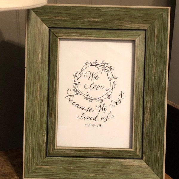 Numbers 6:24-26 - Hand-lettered Scripture Print - Bella Scriptura ...