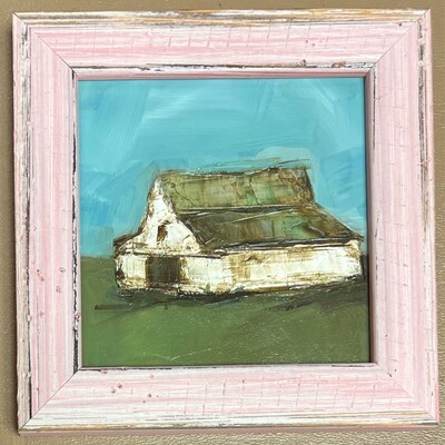 ORIGINAL OIL KINGFISHER Bird Art Painting 5 X 7 Oil on Panel Colette ...