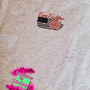 Fire Fighter Distressed Flag Logo Fire Fighter Background Axe - Etsy