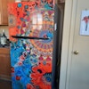 Cow Print Farmhouse Spots Dalmatian Black Refrigerator Fridge Freezer ...