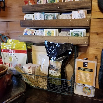 Made to Order Dark Tea Tin Rack Organizer for Loose Tea Tins. Hold 8 ...