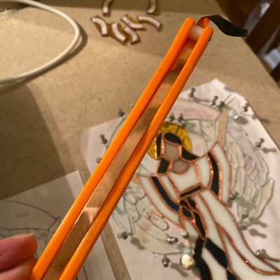 Hand Foiler Tool 7/32 for Speedy Stained Glass Copper Foiling - Etsy