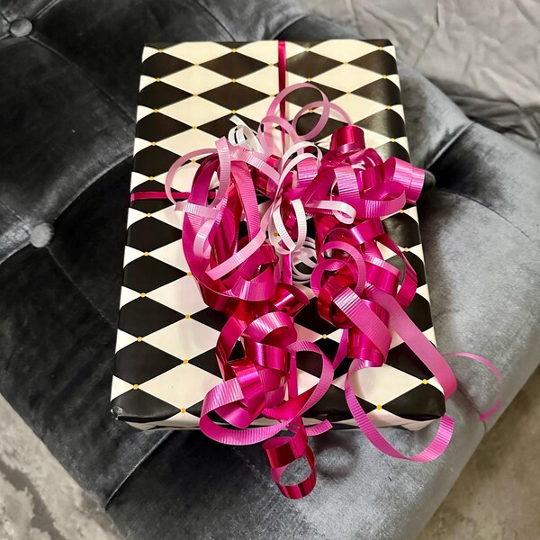Harlequin Gift Wrap: Checkered Wrapping Paper Roll - Etsy