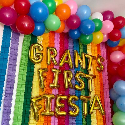 First Fiesta Balloons First Fiesta Decorations Fiesta First Birthday ...