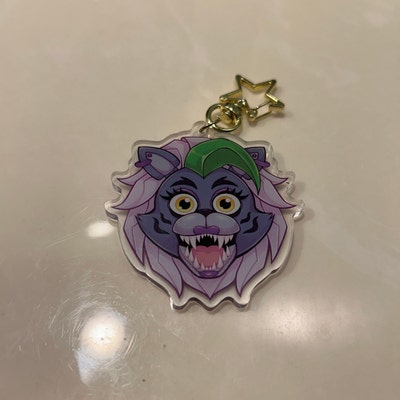 FNAF Security Breach Keychains Glamrock / Shattered Freddy, Monty ...