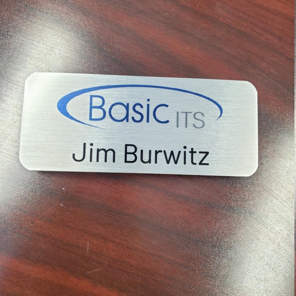 Custom Name Tag for Work Logo Name Tag Personalized Metal Name Badges ...