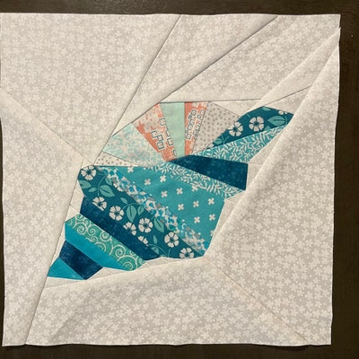 Seashell Quilt Block Pattern, PDF Pattern Instant Download, Seashell ...